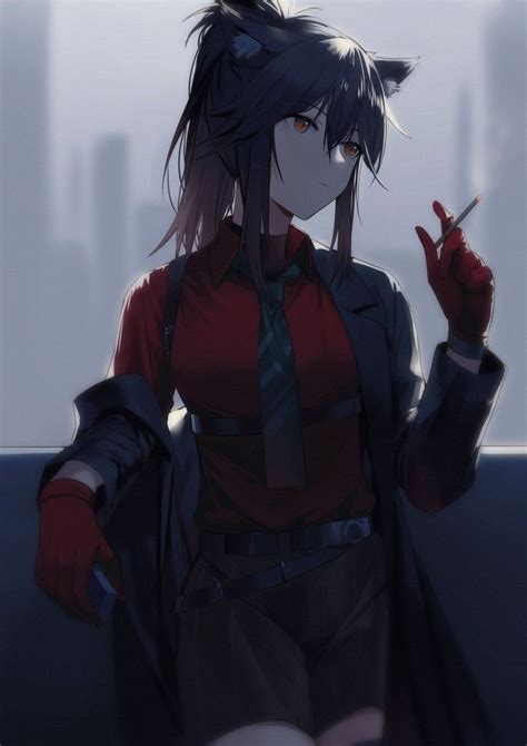 Black Anime Wolf Girl