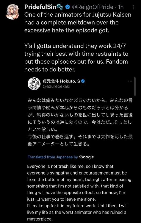 Jjk Fans Are Hopeless Ranimeindian