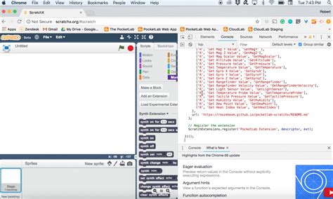 Use Two Scratchx Extensions For Coding Education