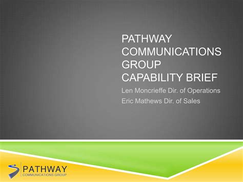 Capability Statement Ppt