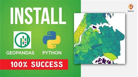 how to install python geopandas 100 success python for