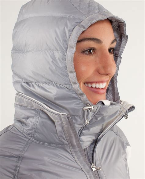 Lululemon Run Bundle Up Jacket Polar Cream Silver Slate Lulu