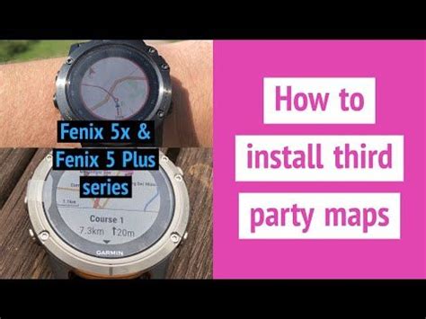 How To Install Third Party Maps On The Garmin Fenix X And Fenix Plus Series Full Topo Maps