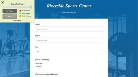 responsive web design projects build a survey form