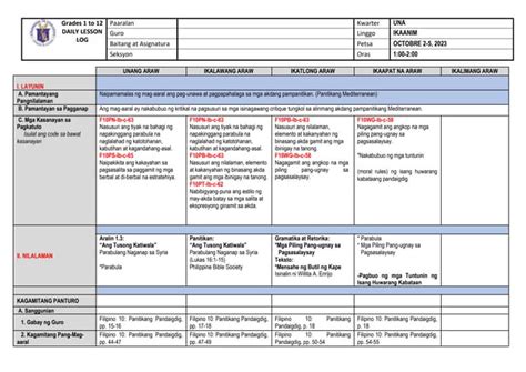 Rubriks Sa Dula Dulaanpptx