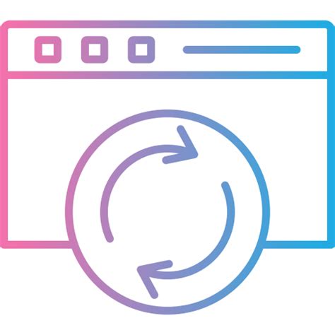 Sync Generic Gradient Outline Icon