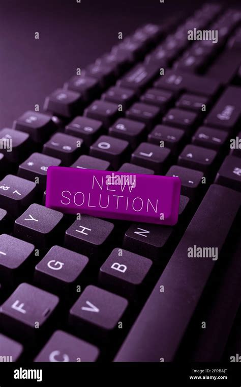 Writing Displaying Text New Solution Internet Concept Modern