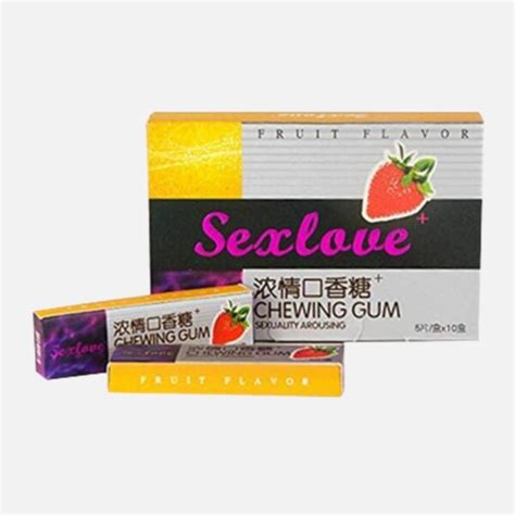 Chicles Afrodisiacos Sex Love X 10 Cajas Sex Shop Pasto