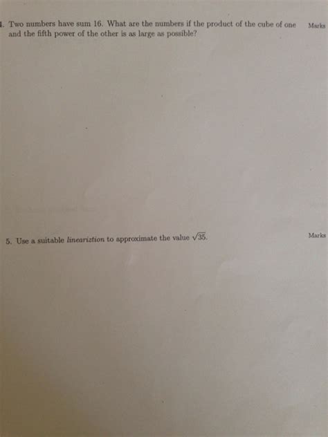 solved 4 two numbers have sum 16 what are the numbers if