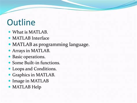 Intro To Matlab Pptx Programming Languages Computing