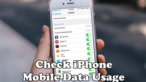 How To Check Cellular Data Usage On IPhone