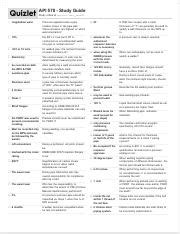 Api Study Guide Visapriority