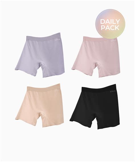 힙핑크 데일리팩 4set 에센셜 모달 50수 누디 속바지 드로즈 팬티