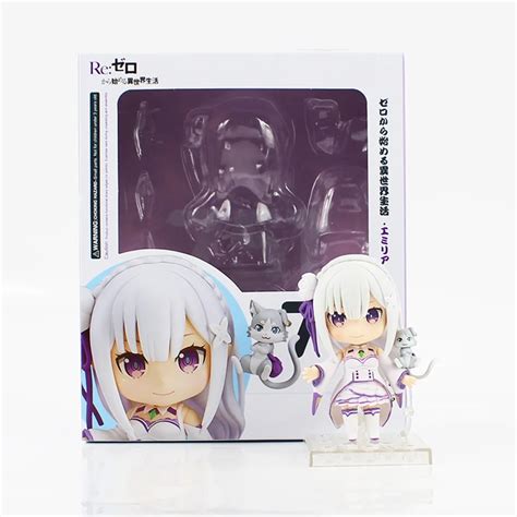 9cm Emilia 751 Figure Model Toy Cat Puck Anime Re Zero Kara Hajimeru