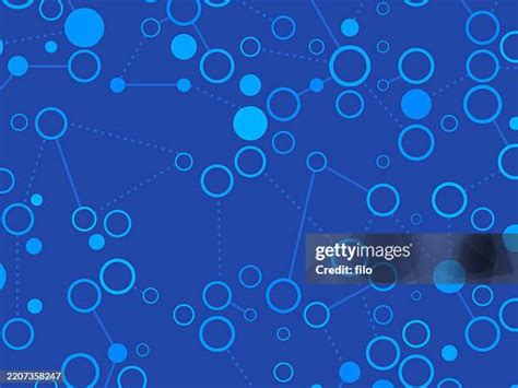Blue Matrix Network Connections Complexity Modern Background Pattern High Res Vector Graphic