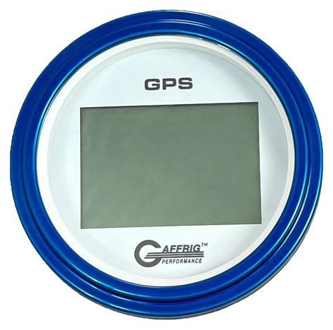 Gaffrig Part 184520 3 3 8 Inch Gps Digital Gauge 999 Mph White Speedo