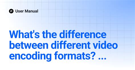 Whats The Difference Between Different Video Encoding Formats How To