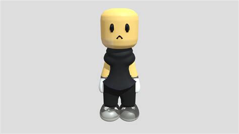 Blocky Humanoid Character 3d Model By Rocioagüerotuzorrita