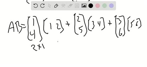 Solved Use The Column Row Expansion Of A B To Express This Product As