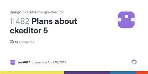 Plans About Ckeditor 5 · Issue 482 · Django Ckeditordjango Ckeditor