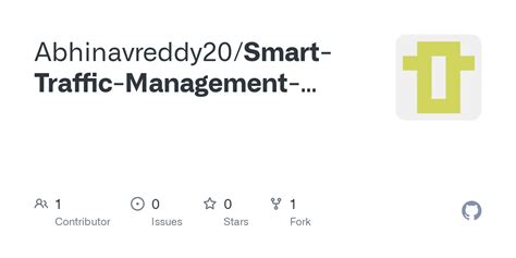 GitHub Abhinavreddy Smart Traffic Management System Using IoT