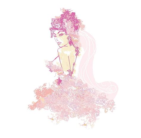 Beautiful Abstract Bride Vector Ai Eps Uidownload