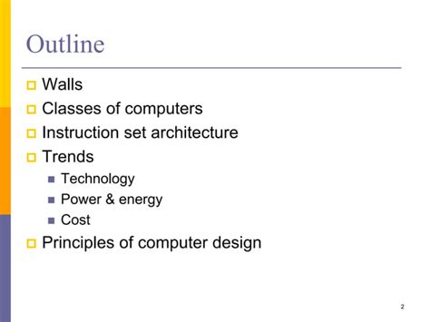 Advanced Computer Architecture An Introduction Pptx