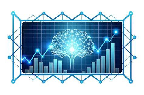 Flat Ai Blockchain Cost Arrow Concept Efficient Technology For Cost Reduction In Smart Business