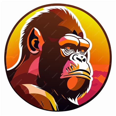 Australopithecus Hand Drawn Cartoon Sticker Icon Concept Isolated