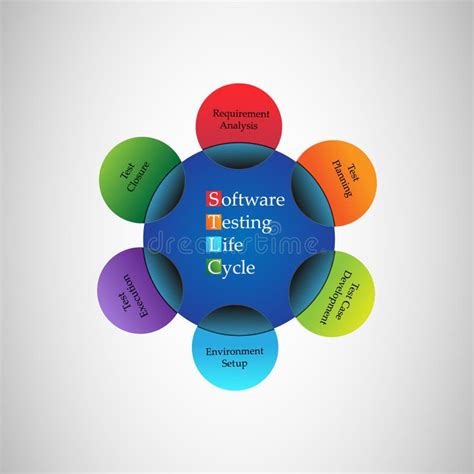 Concept Of Software Testing Life Cycle Stock Illustration Illustration Of Infographics Data