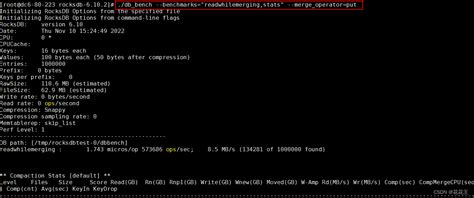 rocksdb 中 db bench 的使用方法 dbbench csdn博客