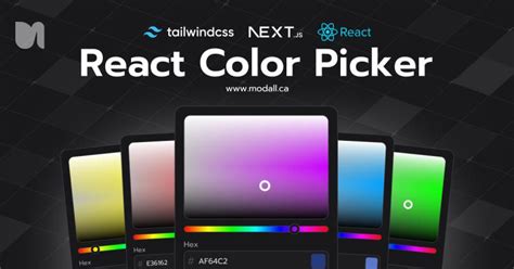 Tailwindcss React Color Picker Zero Dependencies Modall