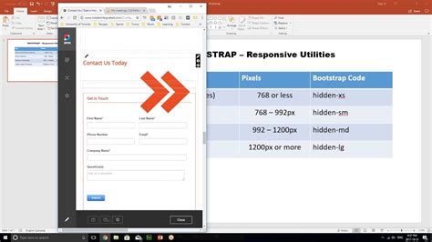 How To Use Bootstrap Hidden Class To Hide Html Content By Device Size