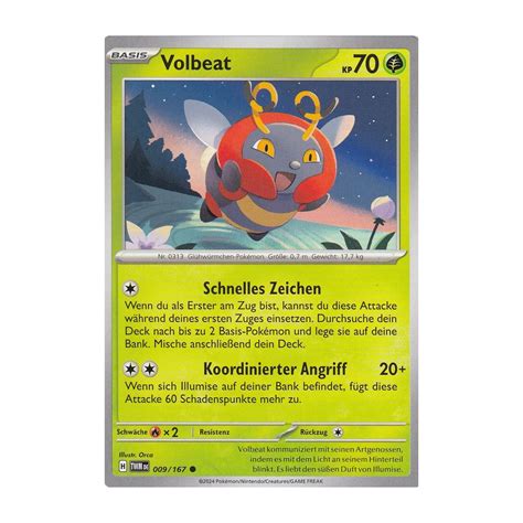 Volbeat 009167 Maskerade Im Zwielicht Pokemon Karte Kaufen
