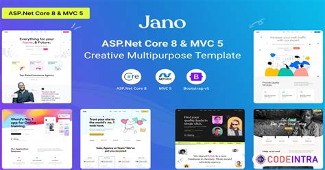 Jano Aspnet Mvc Creative Multipurpose Template Codeintra