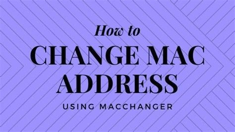 How To Change MAC Address Using Macchanger Halim Cybersecurity Consultant
