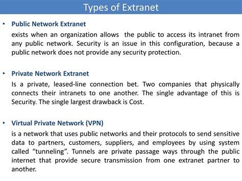 Internet Vs Intranet Vs Extranet Pptx Computer Networking Computing