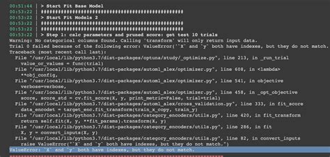 ValueError X And Y Both Have Indexes But They Do Not Match Issue Alex Lekov