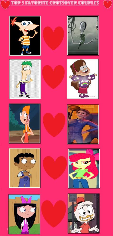 My Phineas And Ferb Crossover Ships By Morganthefandomgirl On Deviantart