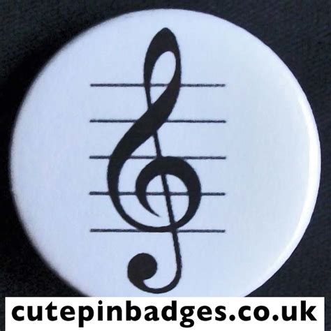 Treble Clef Badge Cute Pin Badges