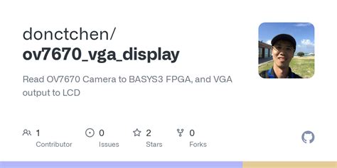 GitHub Donctchen Ov7670 Vga Display Read OV7670 Camera To BASYS3