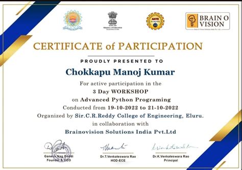 Manojkumar Chokkapu On Linkedin Im Here To Share About Participation