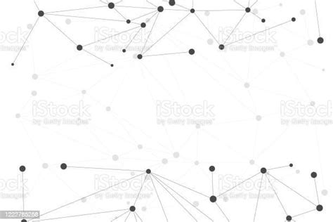 추상 흰색 밝은 기술 벡터 배경입니다 낮은 폴리 분자 및 통신 배경 연결 구조입니다 벡터 과학 배경입니다 다각형 0명에 대한 스톡 벡터 아트 및 기타 이미지 Istock