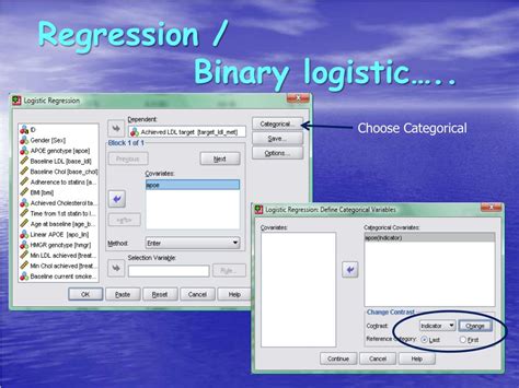 Ppt Assessing Binary Outcomes Logistic Regression Powerpoint