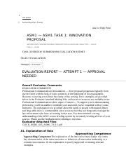 MY WGU Task Grading Rubric Docx MY WGU Samantha Sam Frazier Ask For Help Print ASM1 ASM1