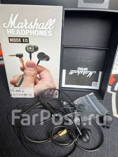Наушники Marshall Mode EQ черный! Новые - Наушники во Владивостоке