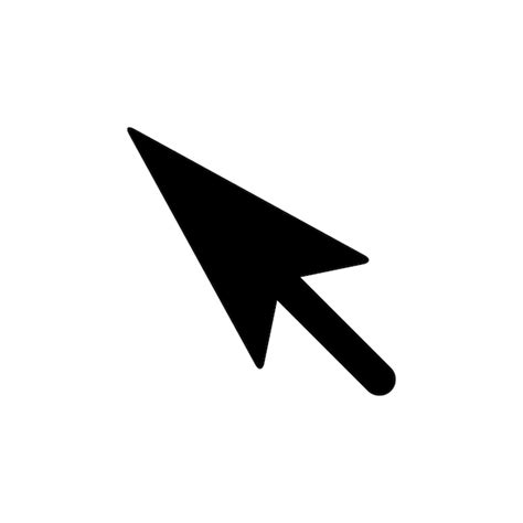 premium vector arrow pointer icon design vector template