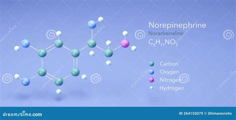 Noradrenaline Structure