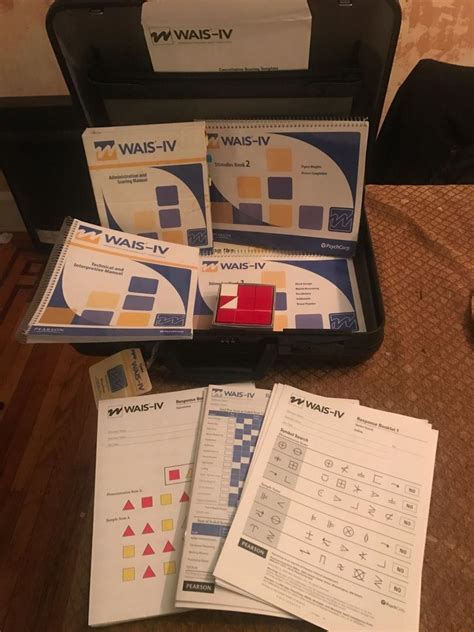 Wechsler Adult Intelligence Scale Iv Wais Iv Full Kit 1879308836