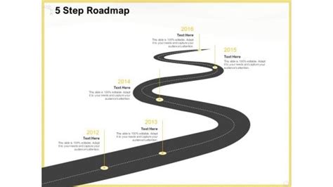 5 Step Roadmap PowerPoint Templates Slides And Graphics